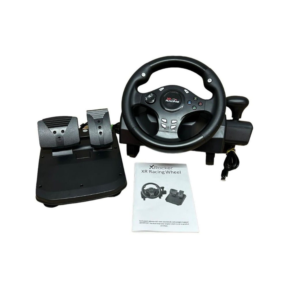 Like New X Rocker XR Racing Wheel - Steering & Pedals (Boxed) - Own4Less